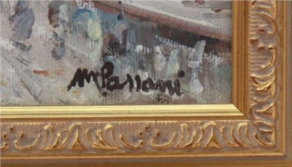 Mario Passoni | Parisian Street Scene | MutualArt