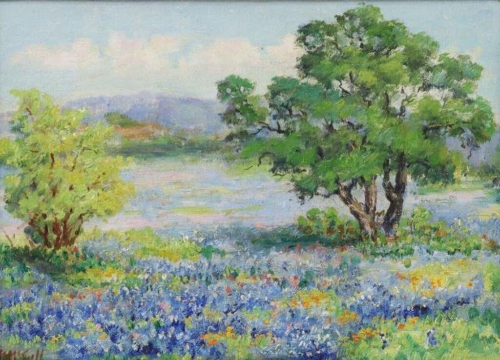 Eloise Polk McGill | Bluebonnets and Wildflowers | MutualArt