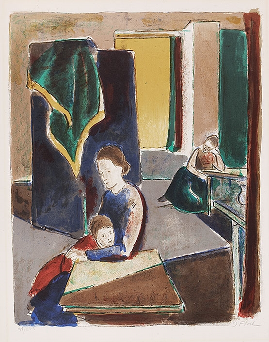 Joseph Floch | Three age (1947) | MutualArt