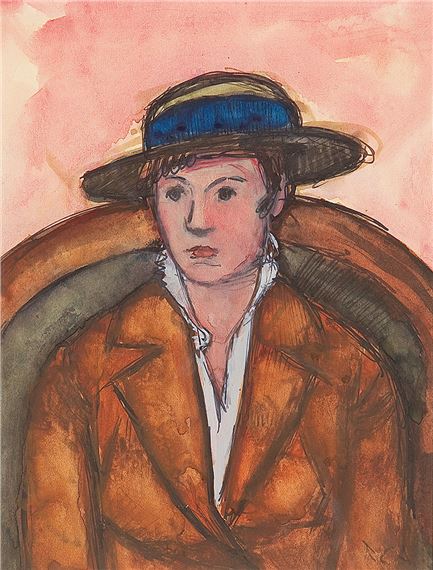 Robin Christian Andersen | Lady with hat | MutualArt