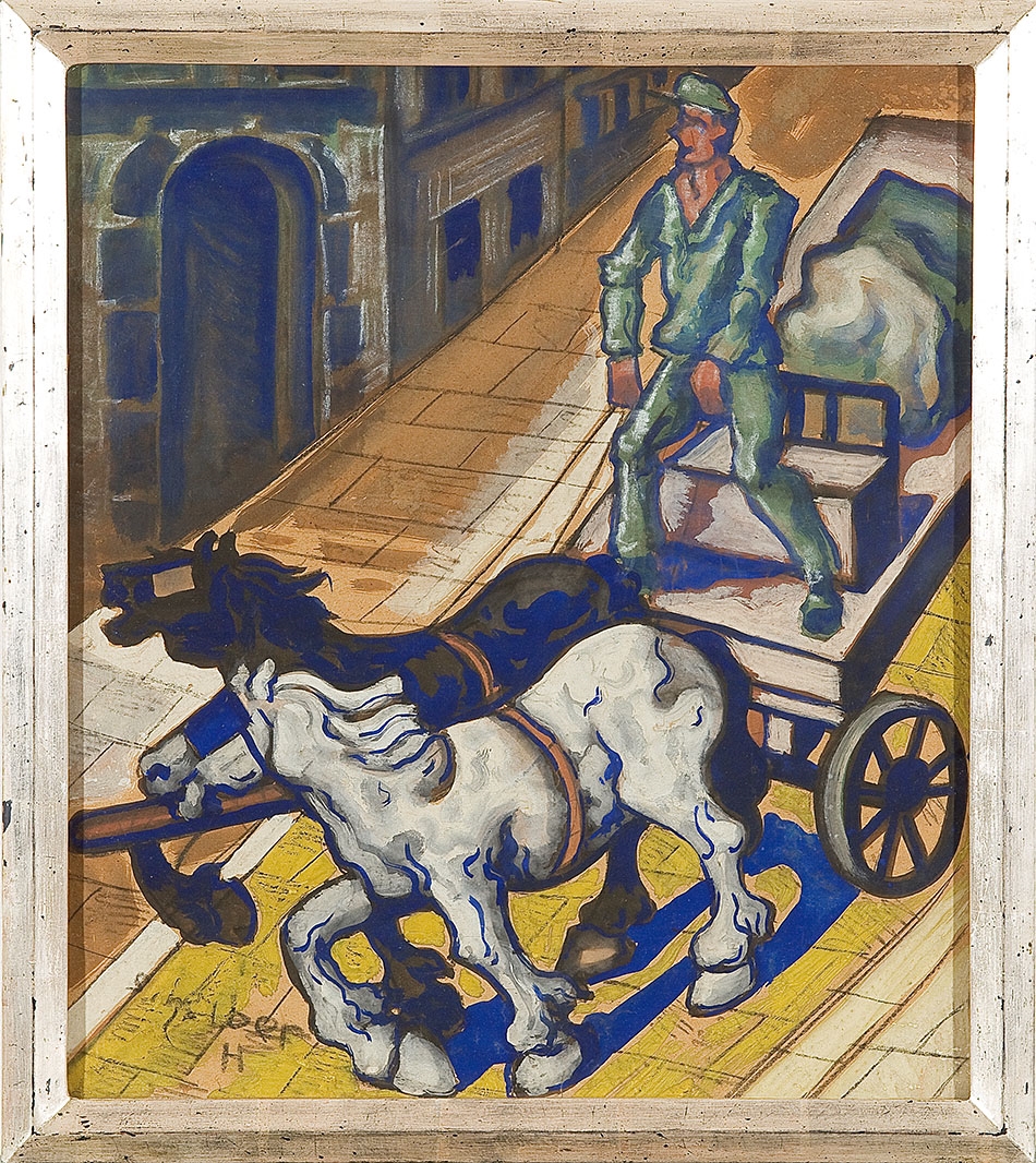 Hugó Scheiber | Horse-drawn | MutualArt