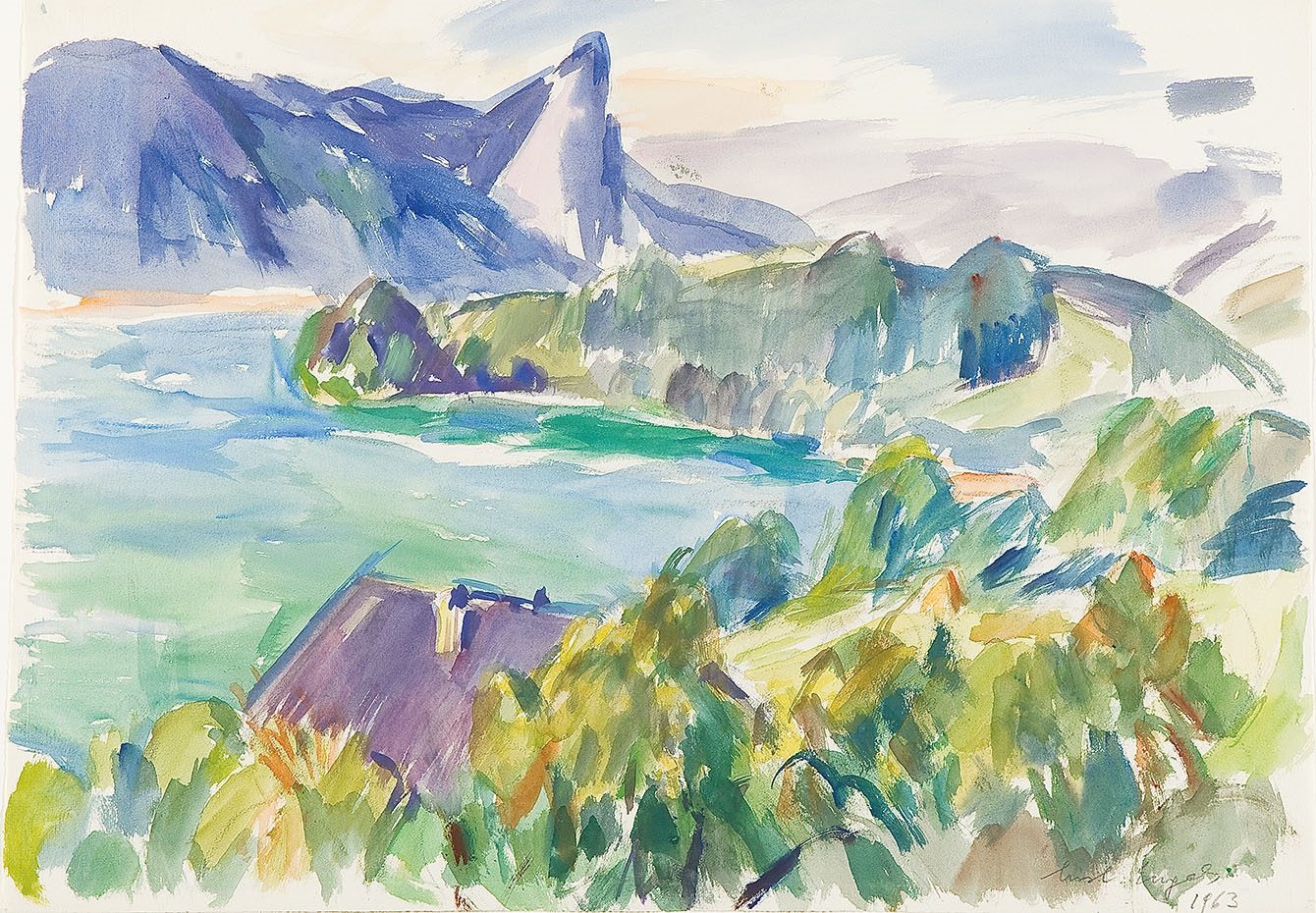 Lisl Engels | Schafberg, Mondsee | MutualArt