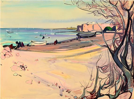 Maurice Leonard | Plage sur l'Orient | MutualArt