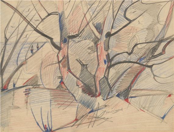 Maurice Leonard | Vue sur la mer 1954 | MutualArt