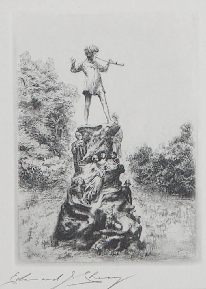 Edward J. Cherry | Peter Pan in Kensington Garden, artist's proof ...