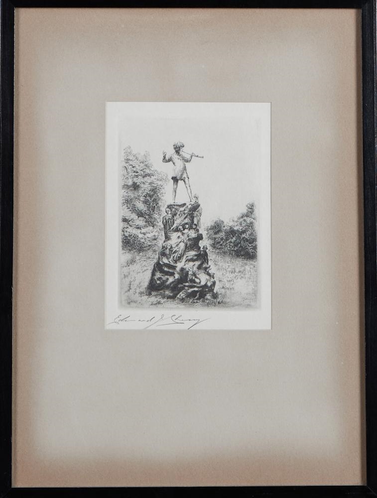 Edward J. Cherry | Peter Pan in Kensington Garden, artist's proof ...