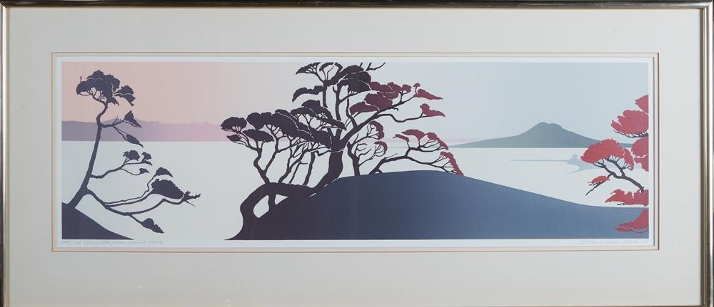 Malcolm Warr | Rangitoto from Musick Point (1983) | MutualArt