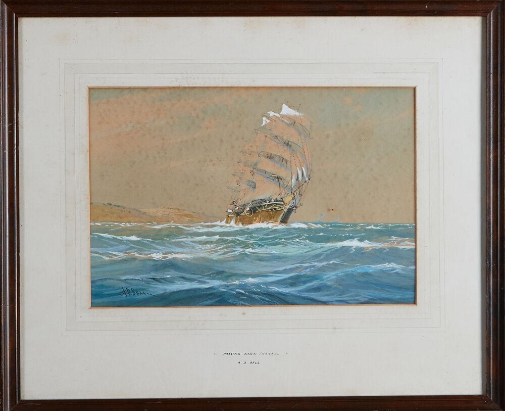 A. D. Bell | Passing Down Channel | MutualArt