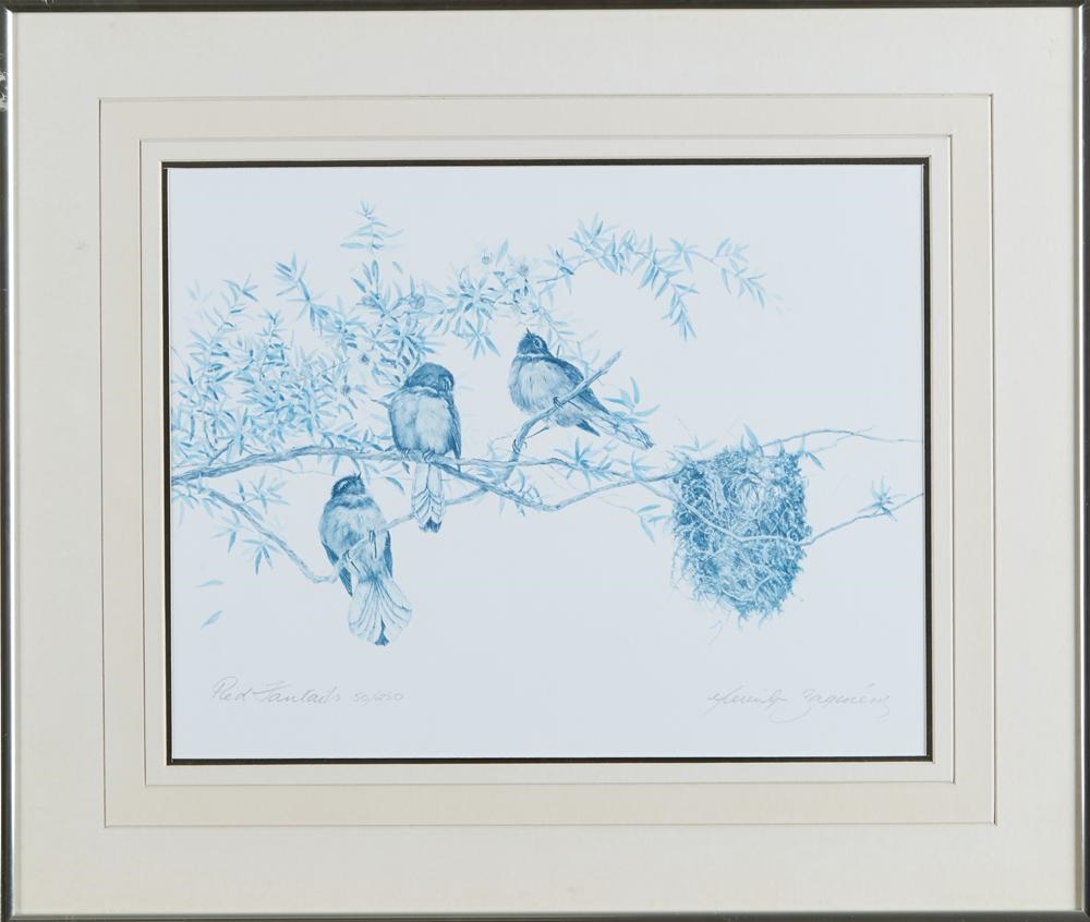 Merrilyn Jaquiery | Pied Fantails | MutualArt