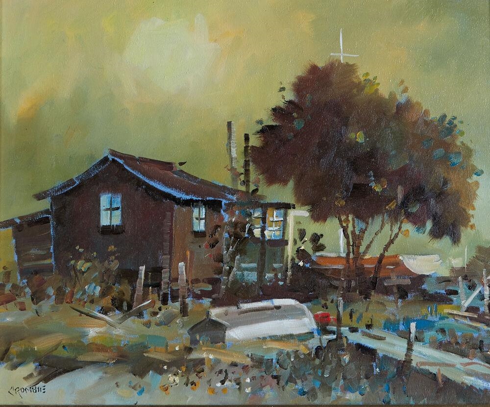 Allan Crombie | Fisherman's Cottage... Paremata (1990) | MutualArt
