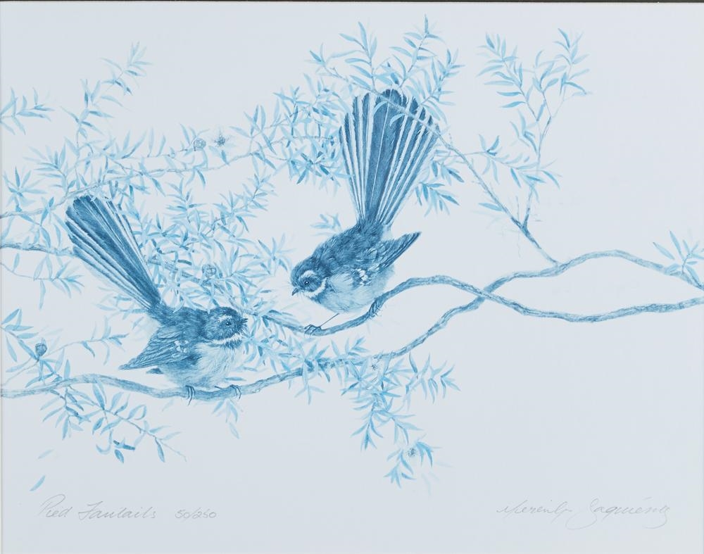 Merrilyn Jaquiery | Pied Fantails | MutualArt