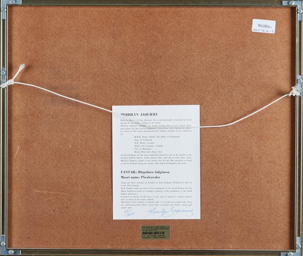 Merrilyn Jaquiery | Pied Fantails | MutualArt