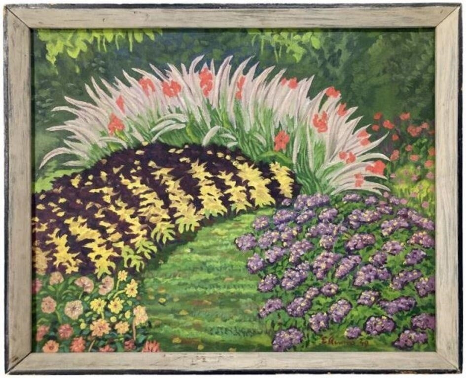 Emil Armin | Oil Painting of Summer Flowers | MutualArt