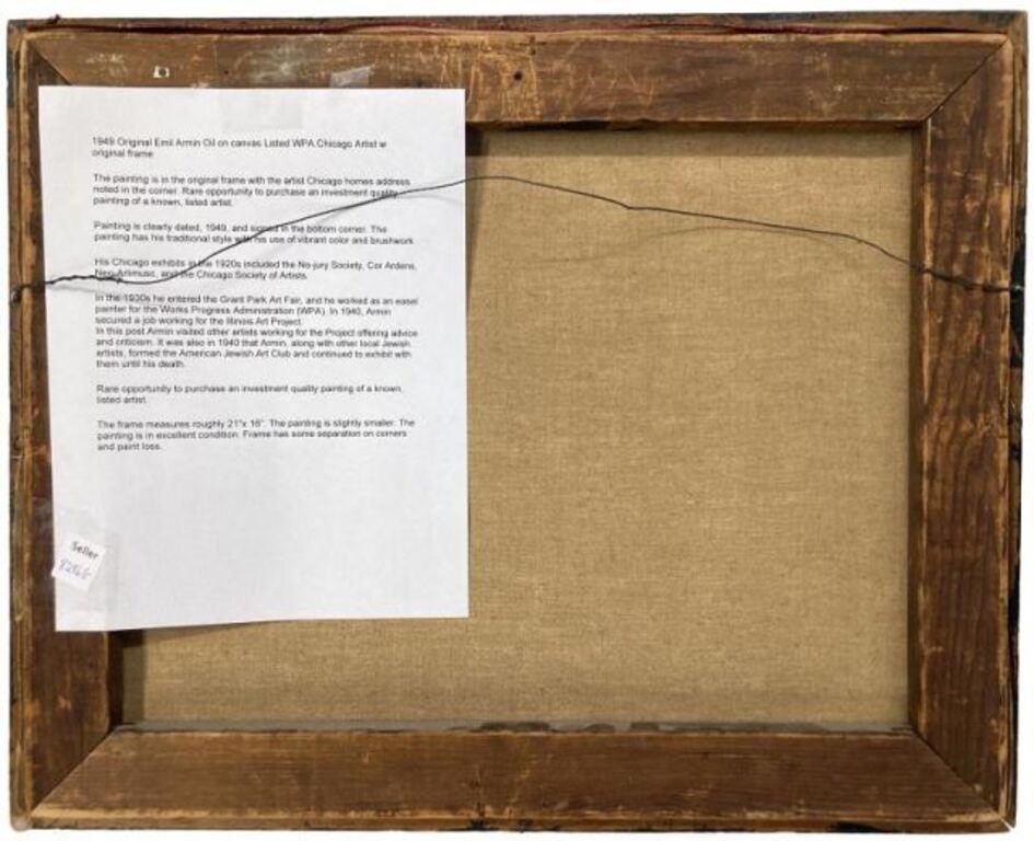 Emil Armin | Oil Painting of Summer Flowers | MutualArt