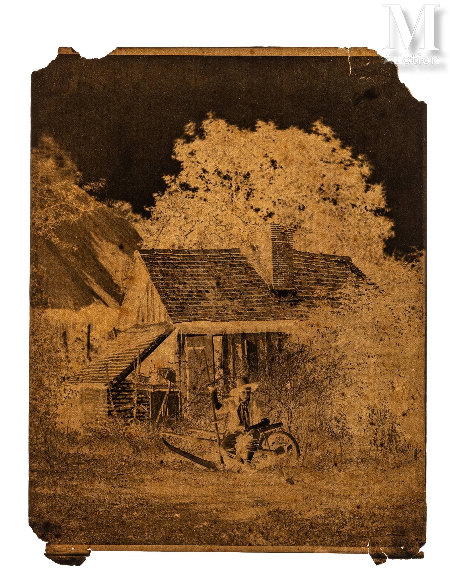 Louis-Adolphe Humbert de Molard | Louis Dodier assis sur une brouette ...