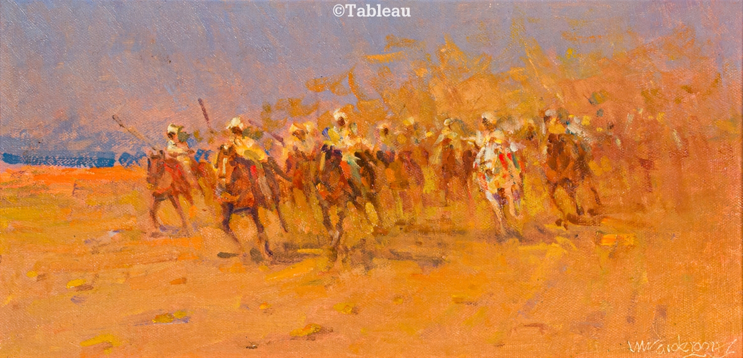 Menase Vaidergorn | Cavalgada Árabe | MutualArt