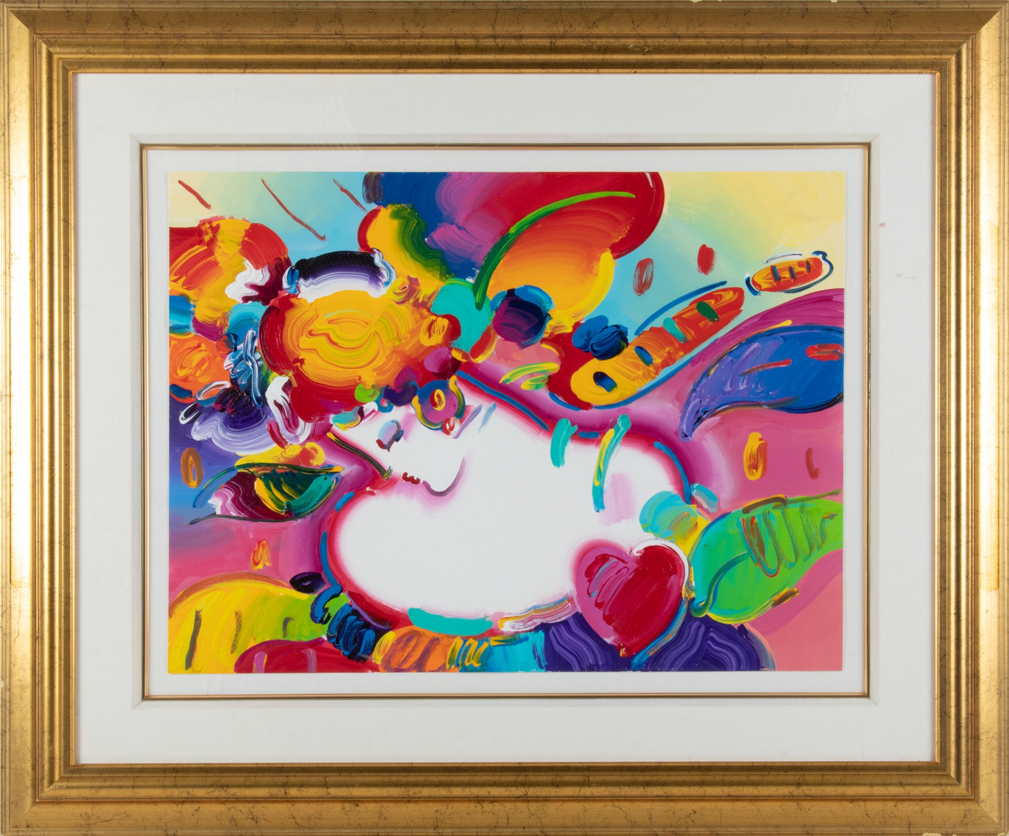 Peter Max | Flower Blossom Lady Detail (Version 71), H 22.5'' W 30 ...