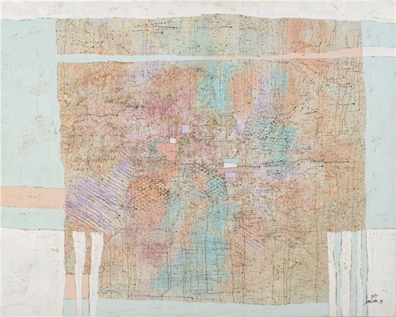 Lee Burr | Abstract Contemporary 1989, H 48'' W 60'' (1989) | MutualArt