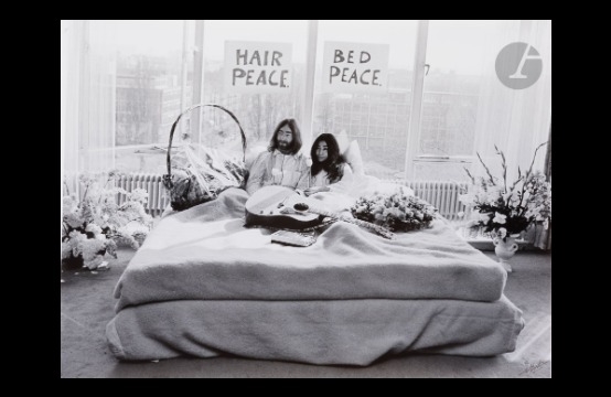 Nico Koster | John Lennon and Yoko Ono, Bed-in for Peace, Hilton Hotel ...