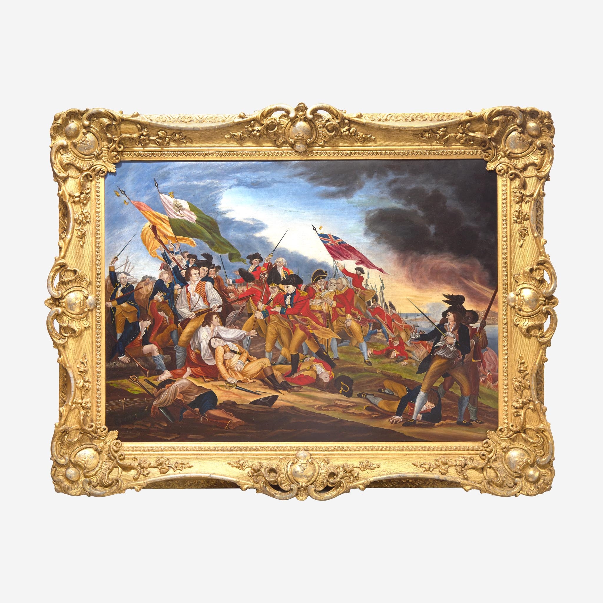 John Trumbull | The Battle of Bunker's Hill, June 17, 1775 (1854 ...