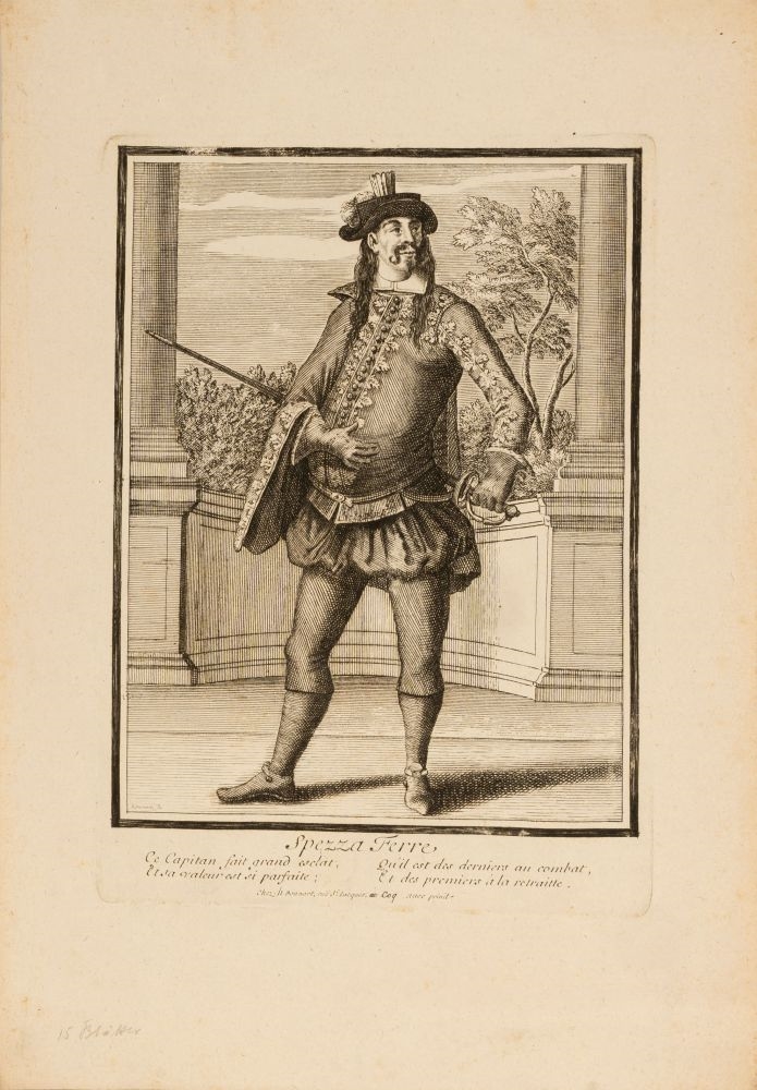 French School, 17th Century | 15 Engravings: Characters of the Opera ...