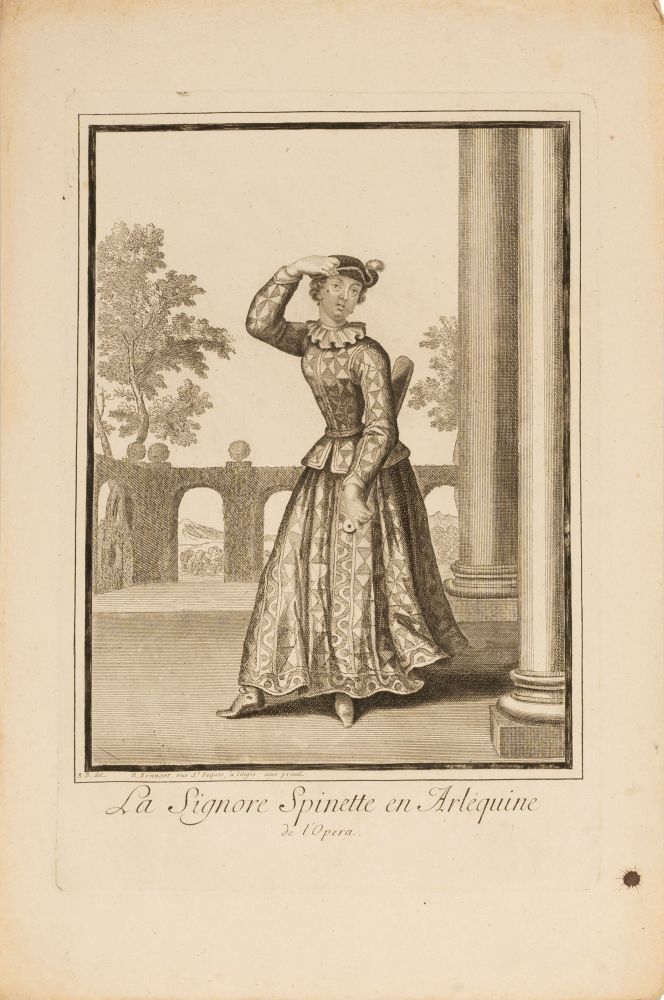 French School, 17th Century | 15 Engravings: Characters of the Opera ...