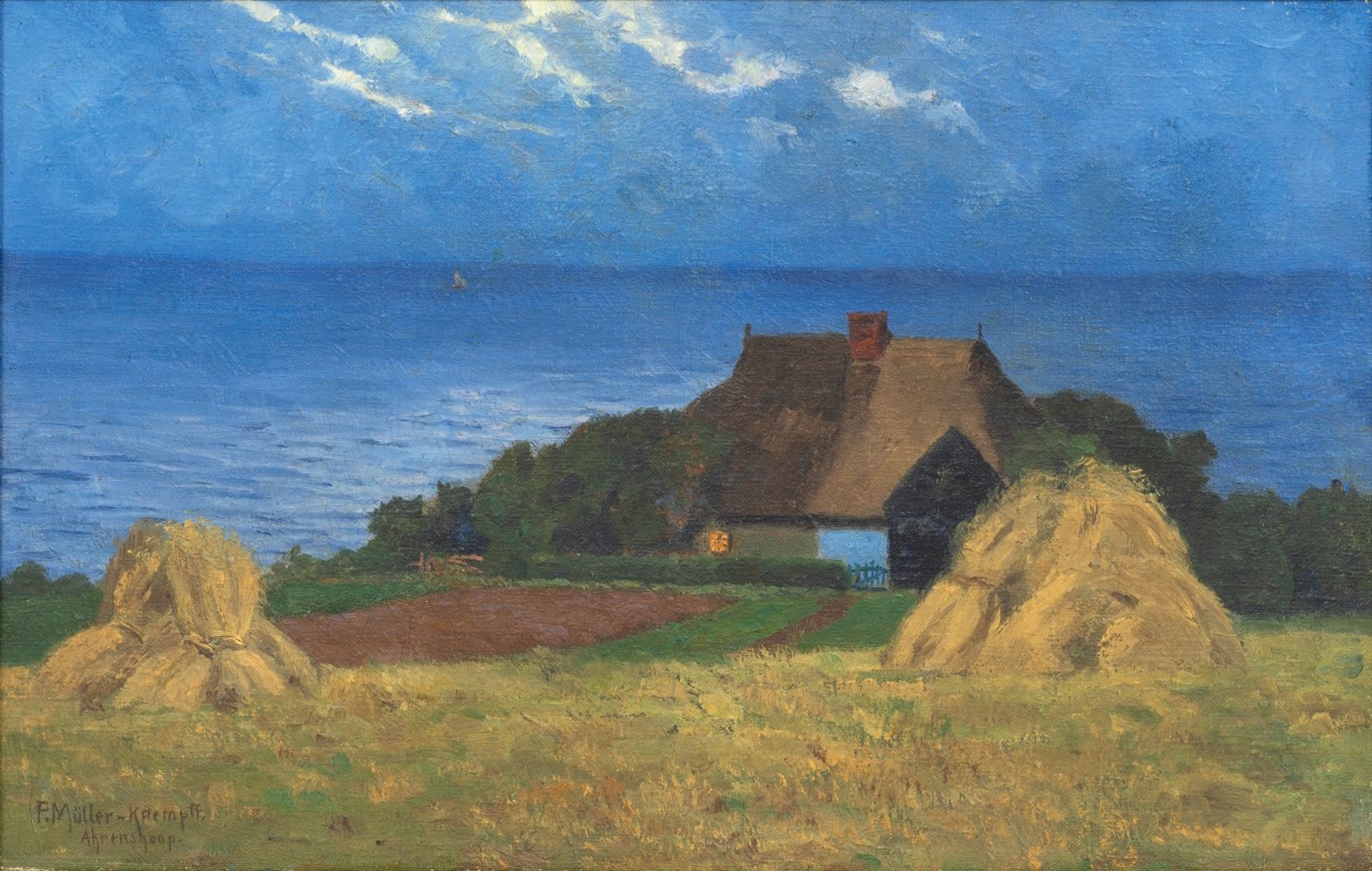 Paul Müller-Kaempff | Evening by the Sea (Circa 1907) | MutualArt