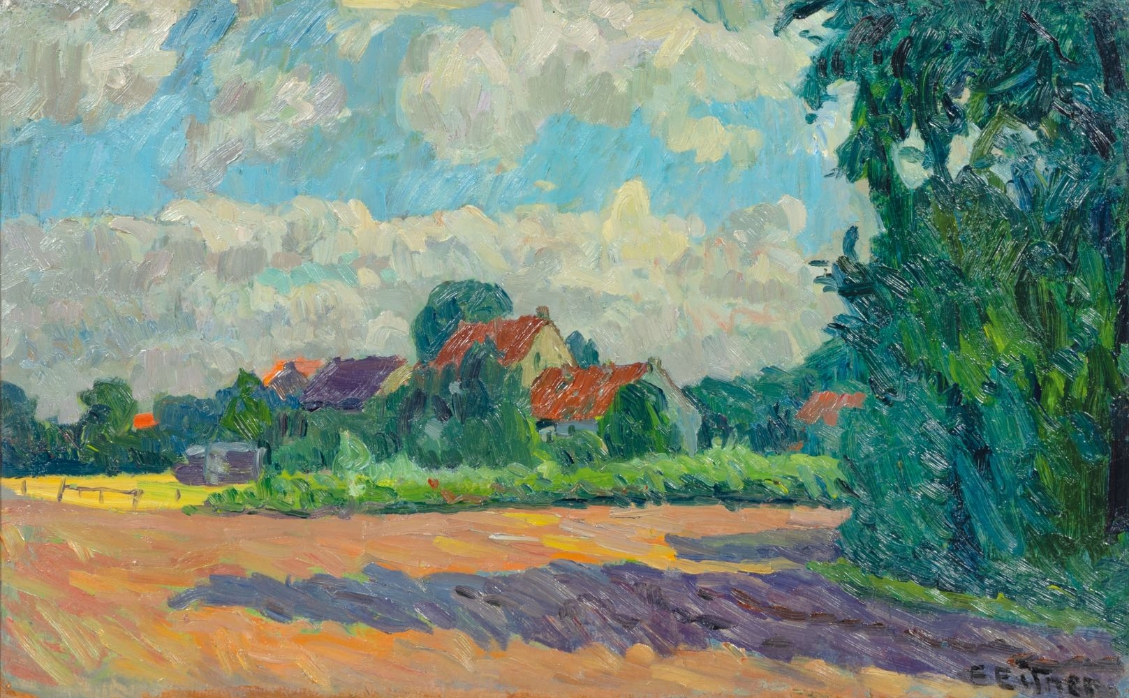 Ernst Wilhelm Eitner | Village (2005) | MutualArt