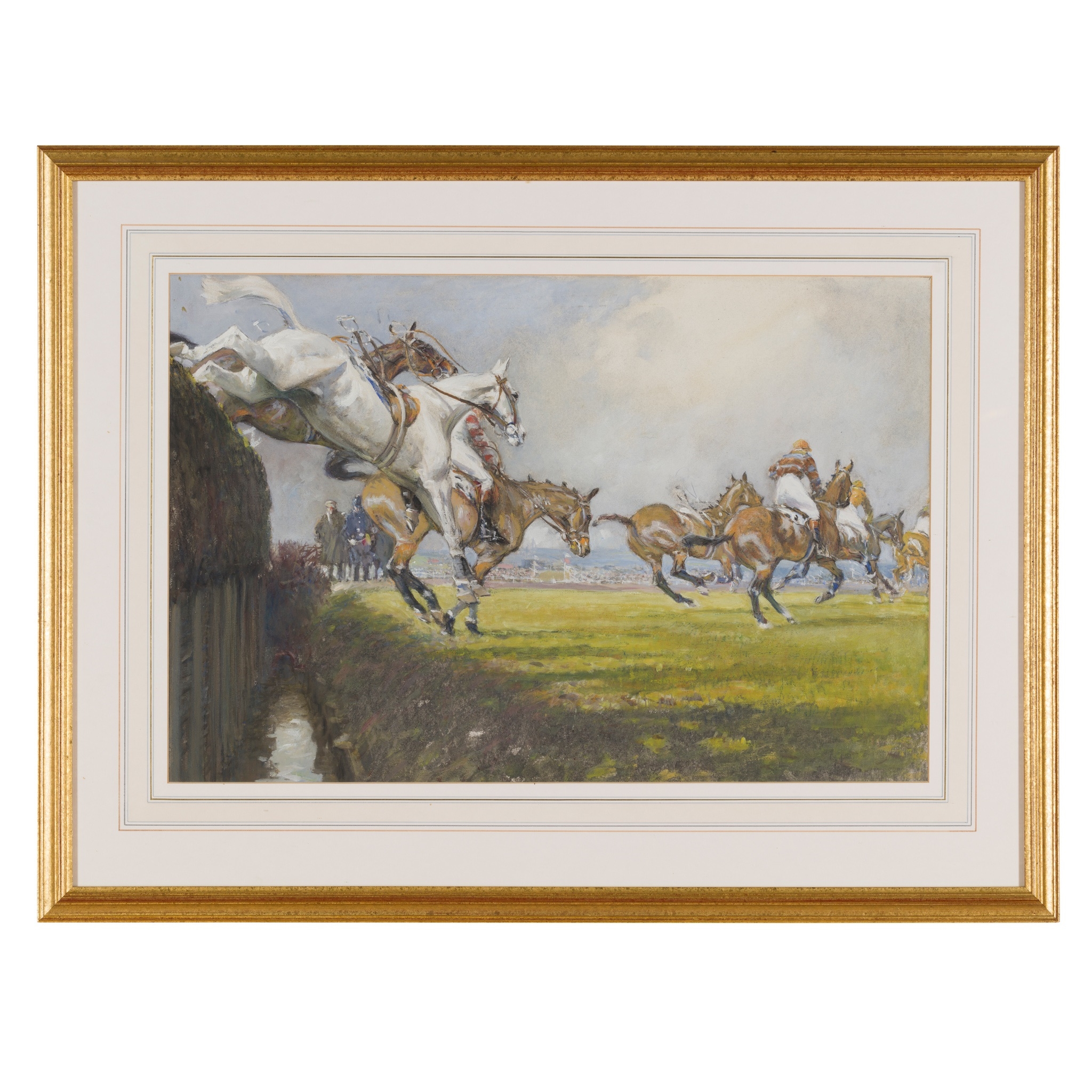 Gilbert Joseph Holiday | THE GRAND NATIONAL - BECHER'S BROOK | MutualArt