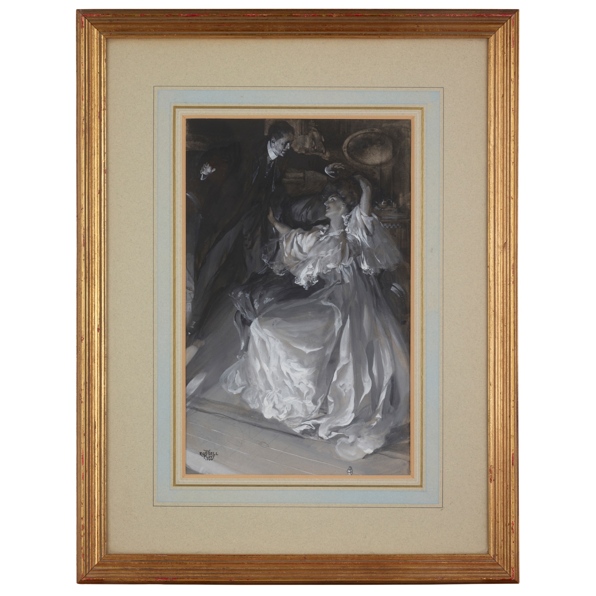 William Russell Flint | AMOROUS ADVANCES (1906) | MutualArt