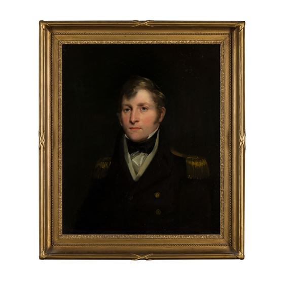 John Watson Gordon | PORTRAIT OF A NAVAL OFFICER | MutualArt