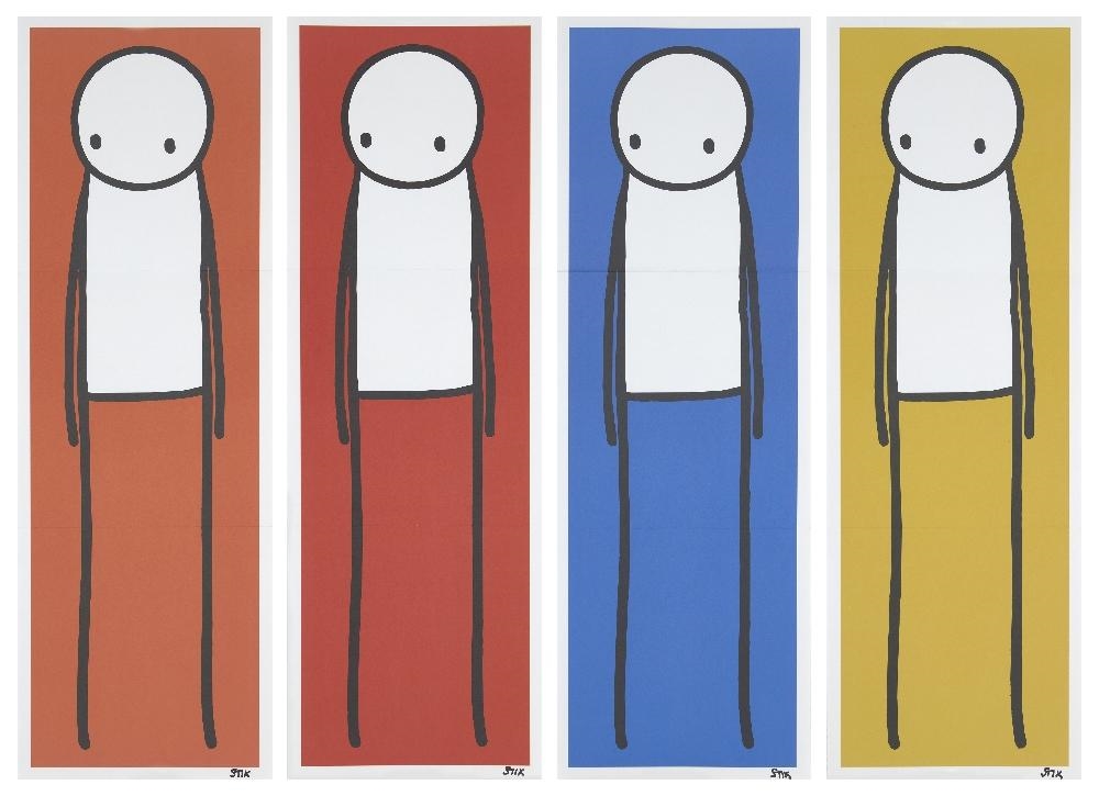 Stik | Standing Figures: blue | MutualArt
