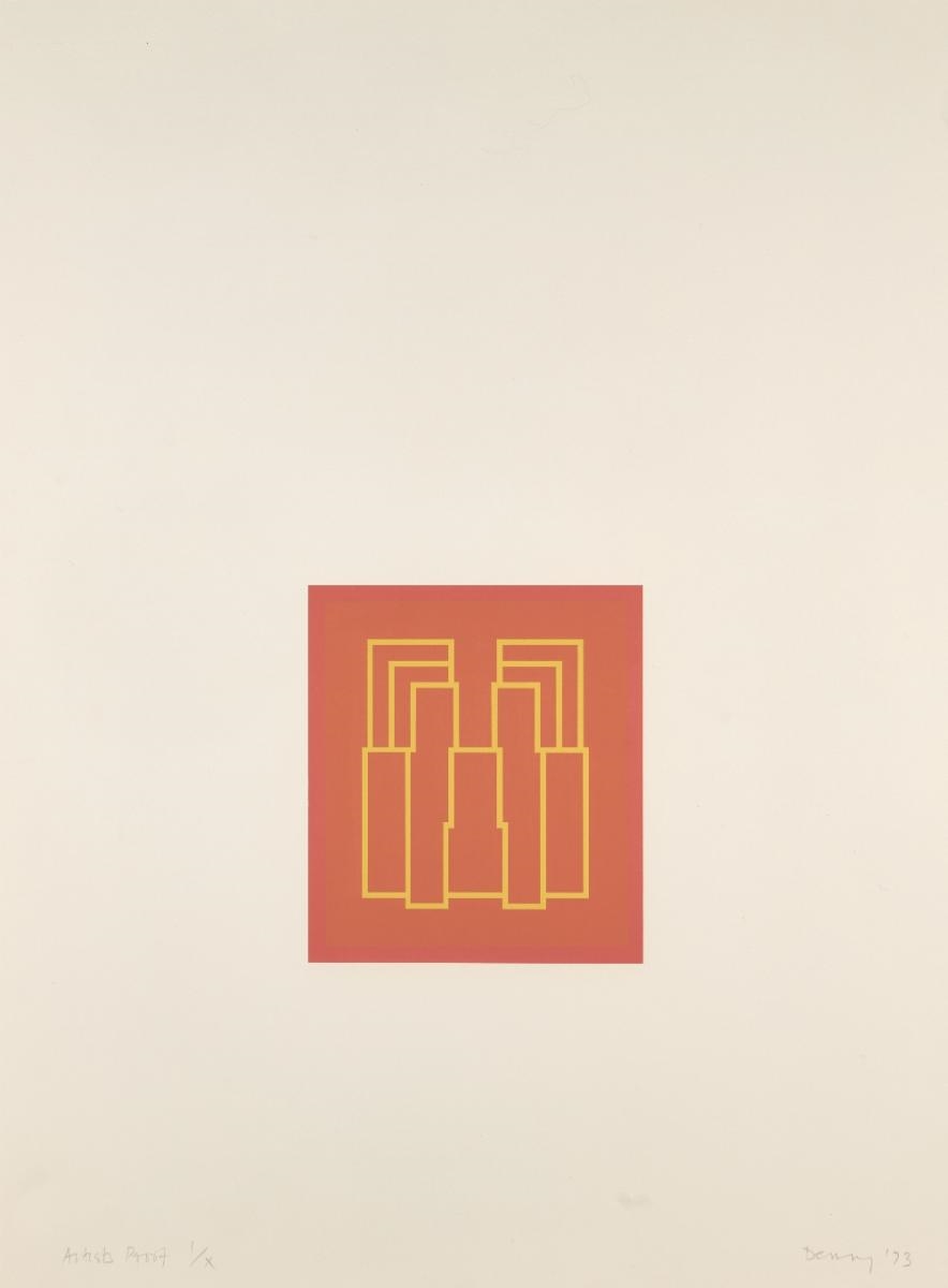 Robyn Denny | Portraits Series A (1 (1973) | MutualArt