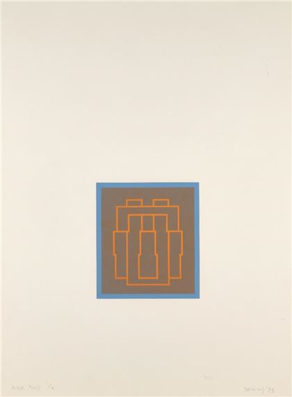 Robyn Denny | Portraits Series A (1 (1973) | MutualArt