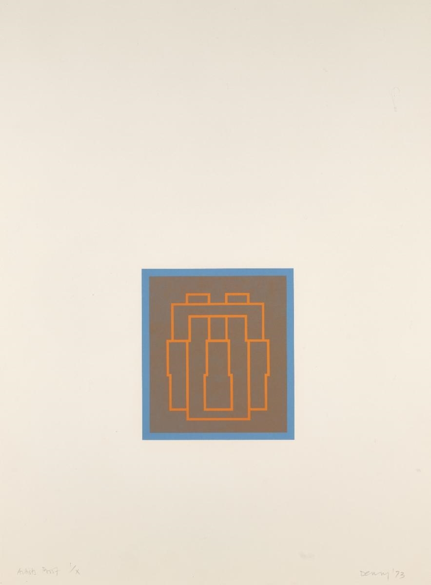 Robyn Denny | Portraits Series A (1 (1973) | MutualArt