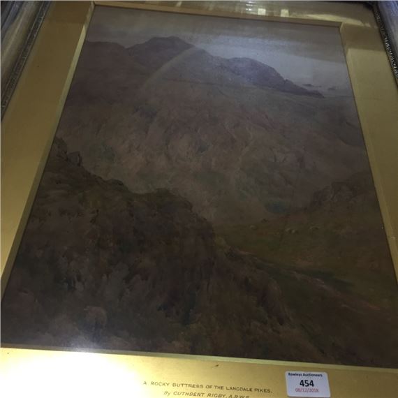 Cuthbert Rigby | A Rocky Buttress of the Langdale Pikes | MutualArt