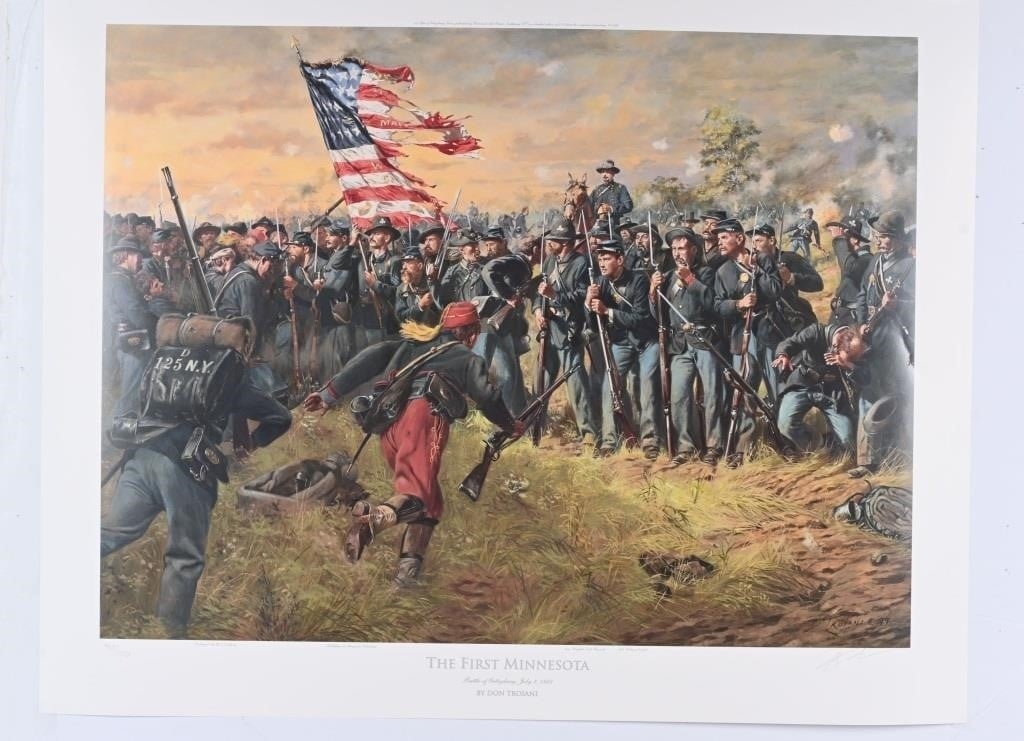 Don Troiani | Commander Winfield Scott Hancock ordering the First ...