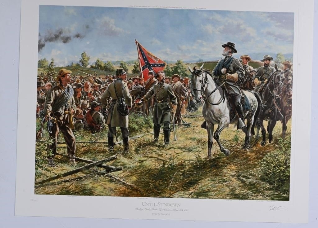Don Troiani | General Robert E. Lee's battle line near Sharpsburg ...