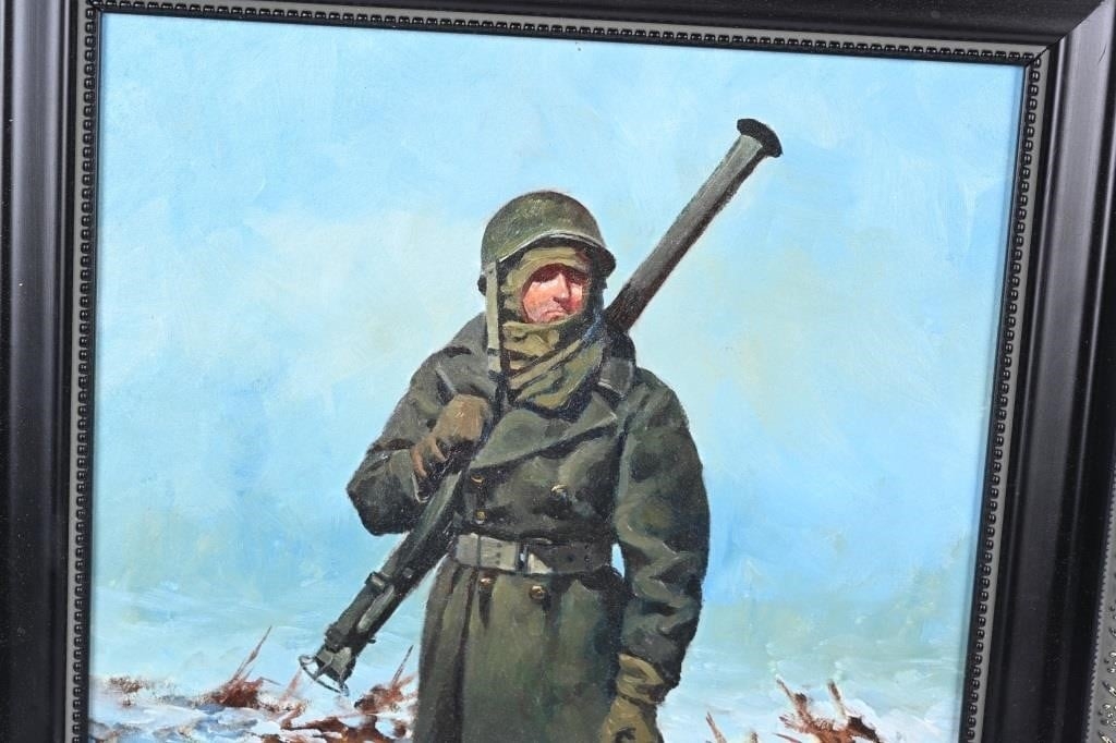 Keith Rocco | US Army service member during the winter holding a ...