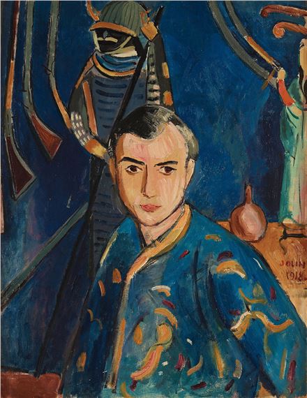 Einar Jolin | Portrait of a man (1918) | MutualArt