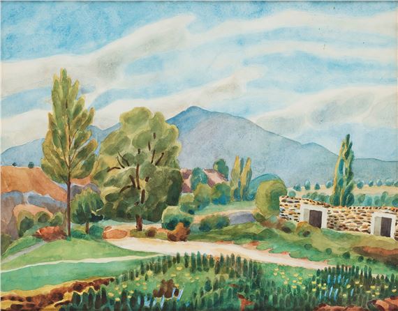Josef Frank | a Southern European landscape | MutualArt