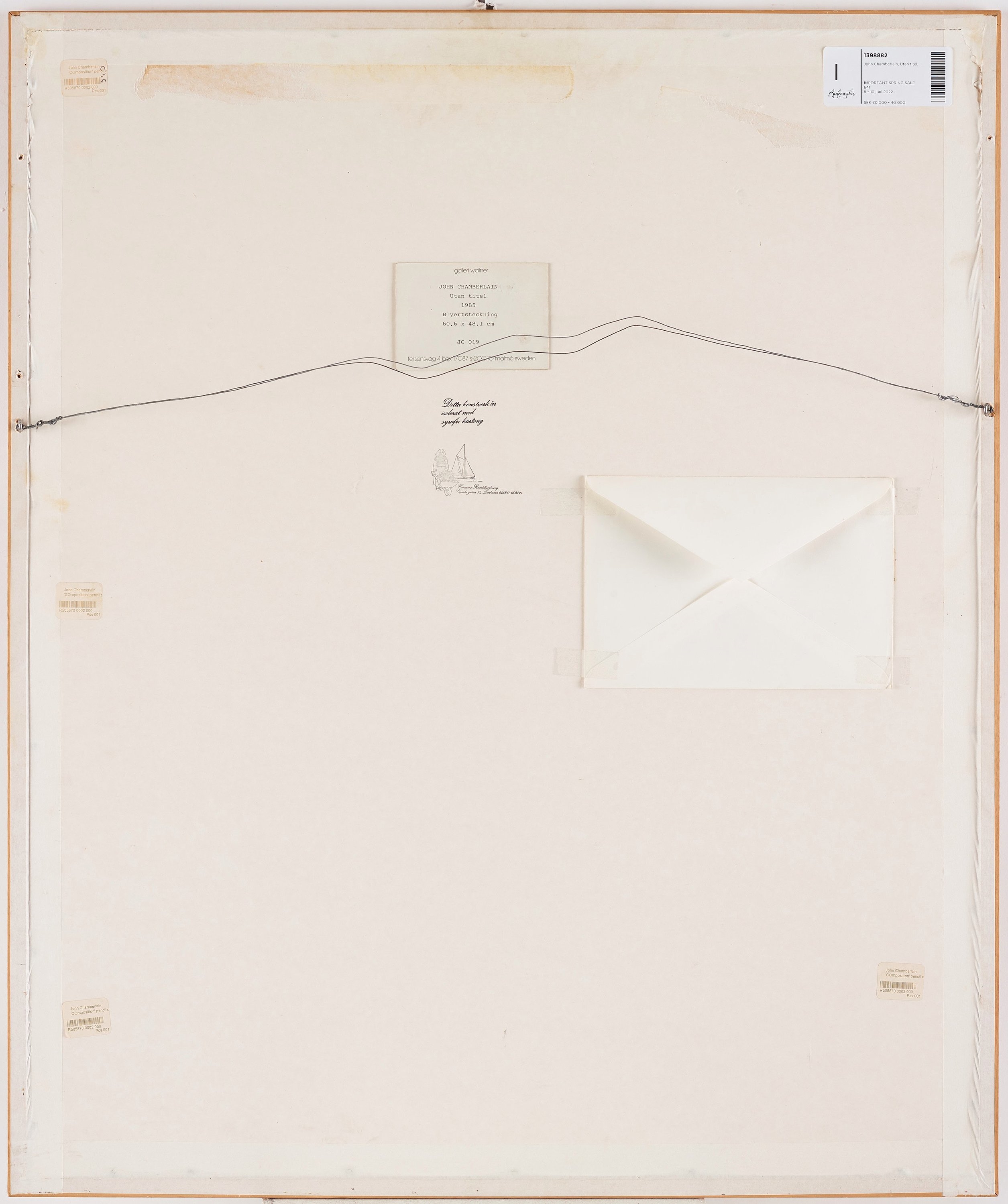 John Chamberlain | Untitled (1985) | MutualArt