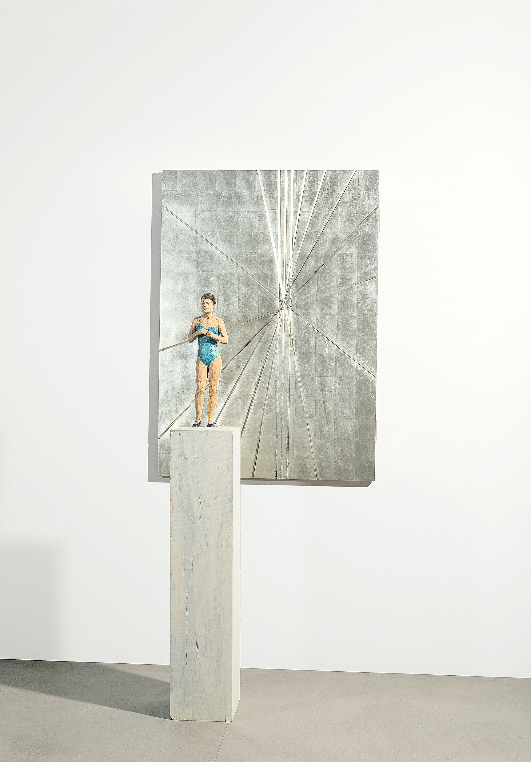 Stephan Balkenhol | Female figure with relief. (2015) | MutualArt