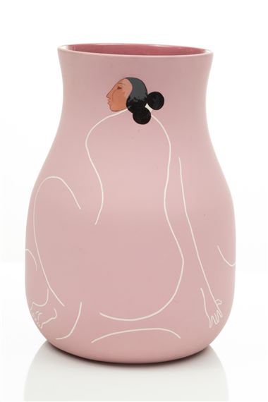R.C. Gorman | Pottery Vase | MutualArt