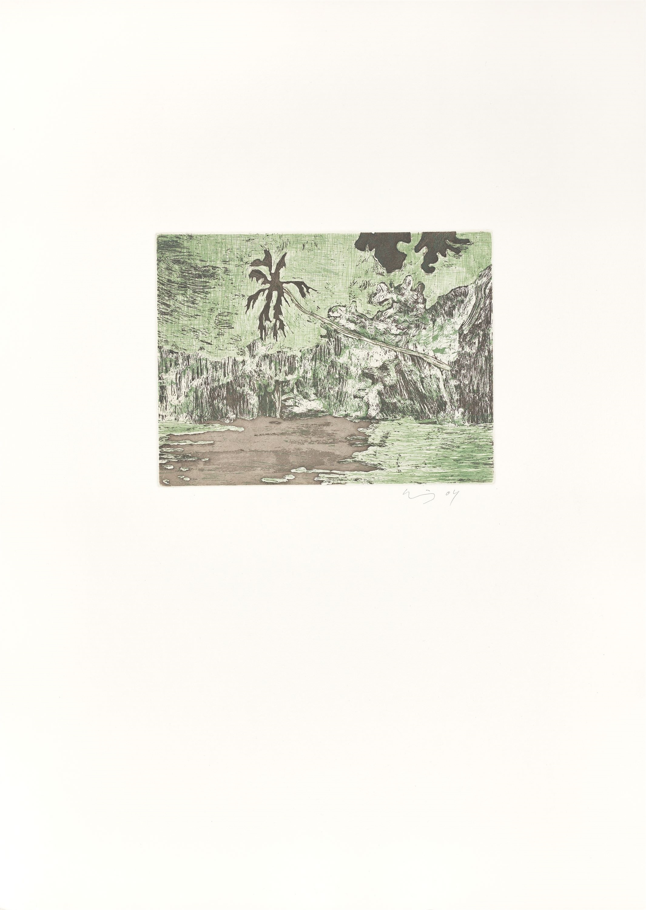 Peter Doig | Black Palms. (2004) | MutualArt