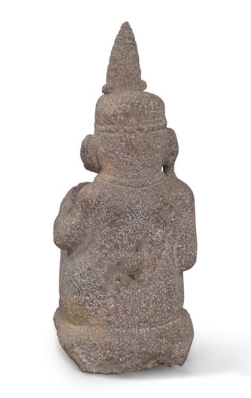 Indonesian School, 20th Century | A Nias Island carved stone Gowe Ni ...