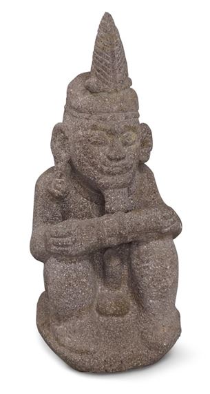 Indonesian School, 20th Century | A Nias Island carved stone Gowe Ni ...