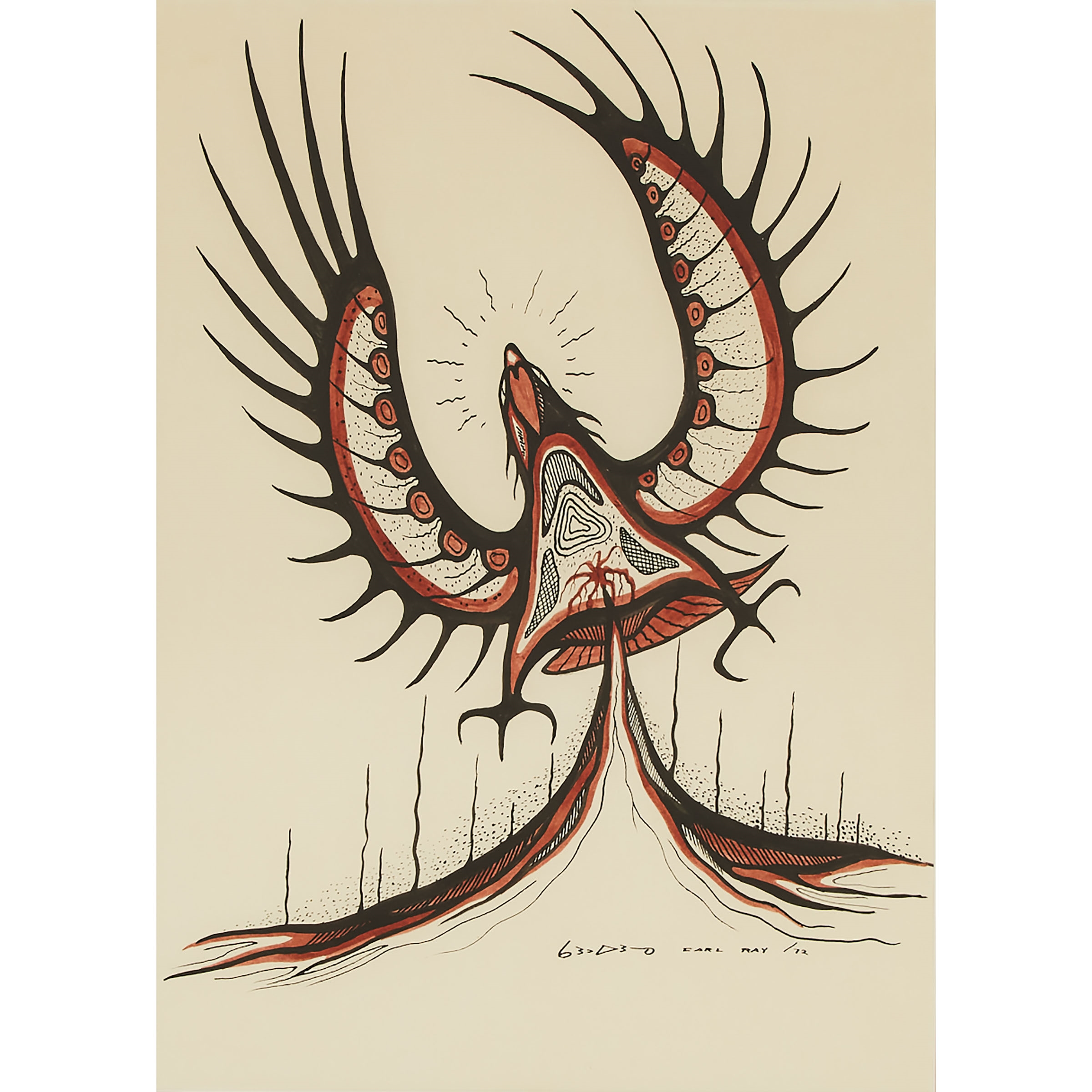 Carl Ray | THUNDERBIRD, 1972 (1972) | MutualArt