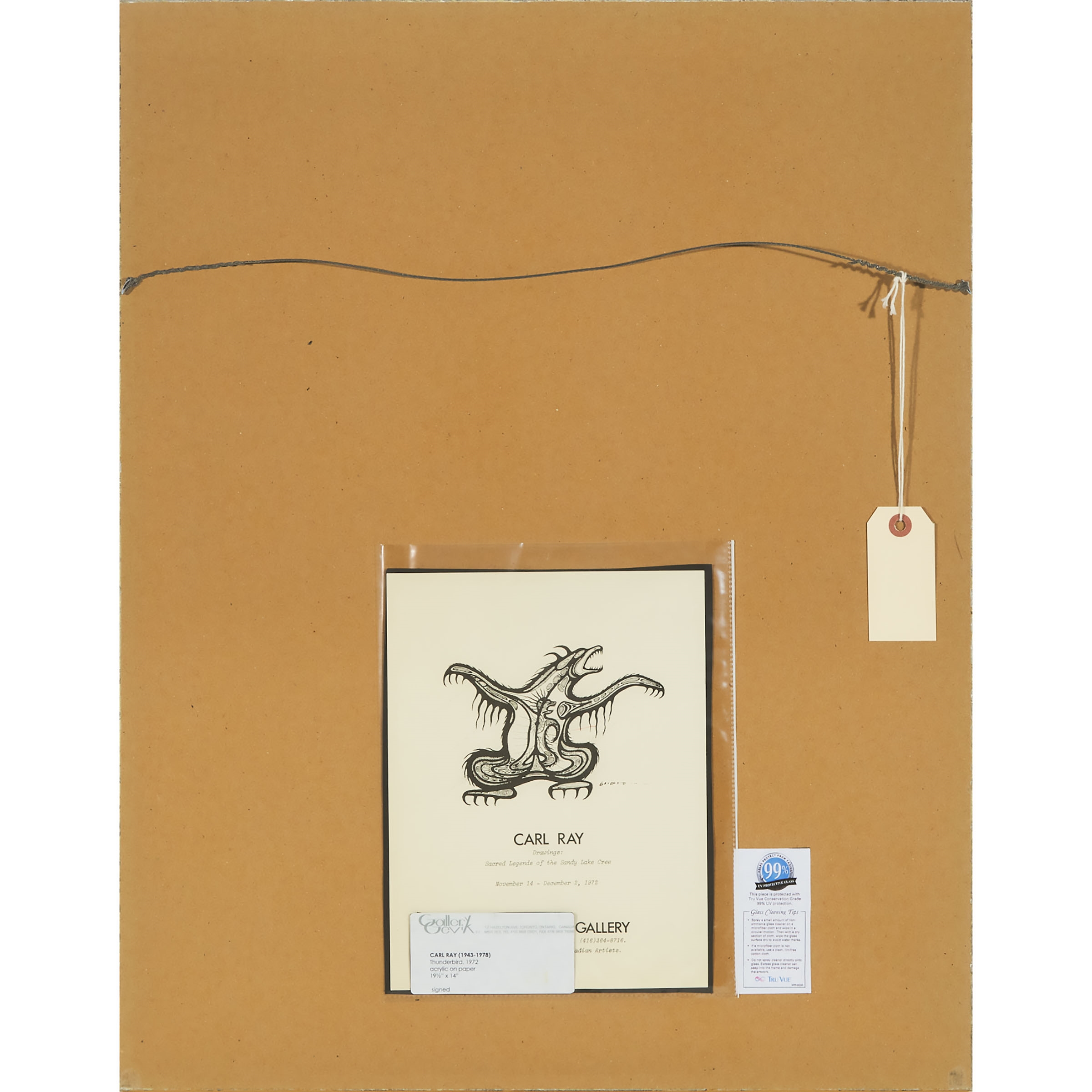 Carl Ray | THUNDERBIRD, 1972 (1972) | MutualArt