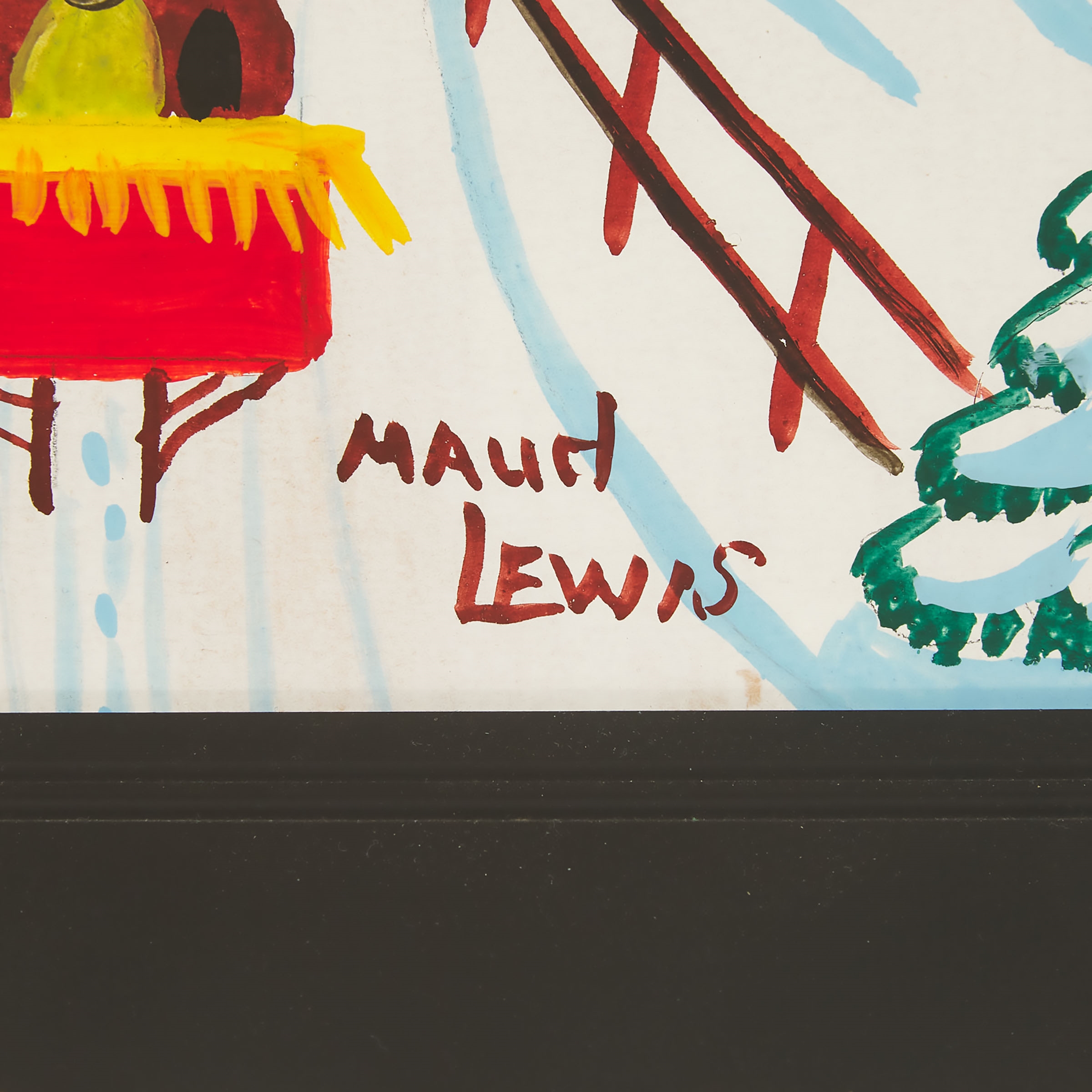 Maud Lewis | UNTITLED (WINTER SCENE) | MutualArt